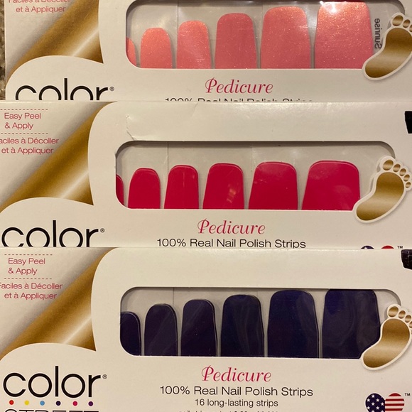 Color Street | Other | Colorstreet Pedicure Nail Sets 0 Nail Polish ...